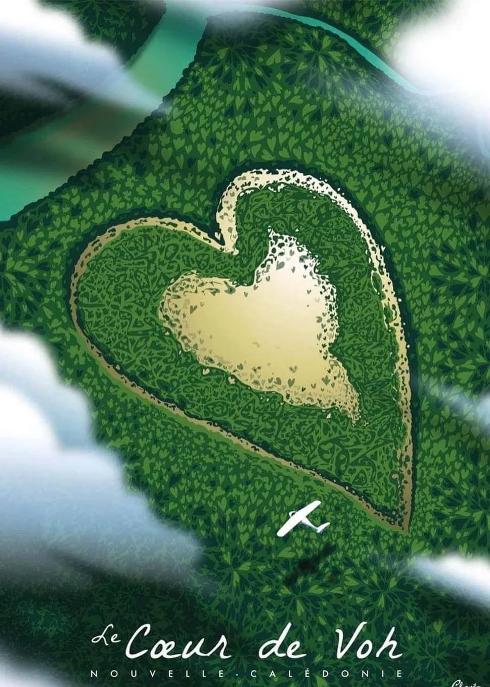 Le Coeur De Voh – Clavé Illustration